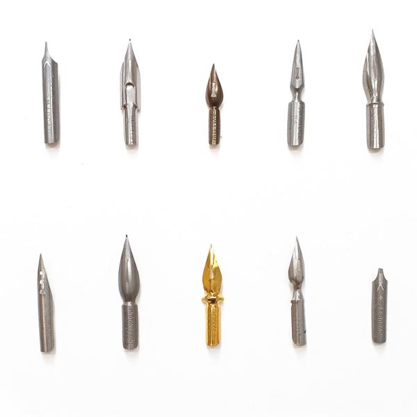 ※2023年8月追記※ペン先の形状が変更となりました。以前お買い上げになったことがある方は同じ番号でも形状が異なりますのでご注意ください。ボルトレッティ　アンティークペン先　ボルトレッティ社つけペン専用・ボルトレッティ社つけペン用の替えペン...