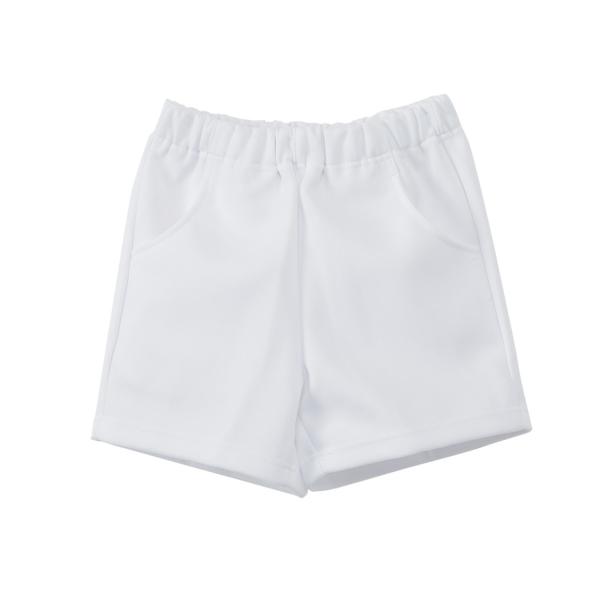 Ernie&amp;Essieオリジナル　体操服伸縮性があり運動しやすい体操ズボンです。左右両ポケットを付けておりますので、ティッシュとハンカチを入れることができます。MADE IN JAPAN※左右ポケット口のデザインは、カーブか直線のど...