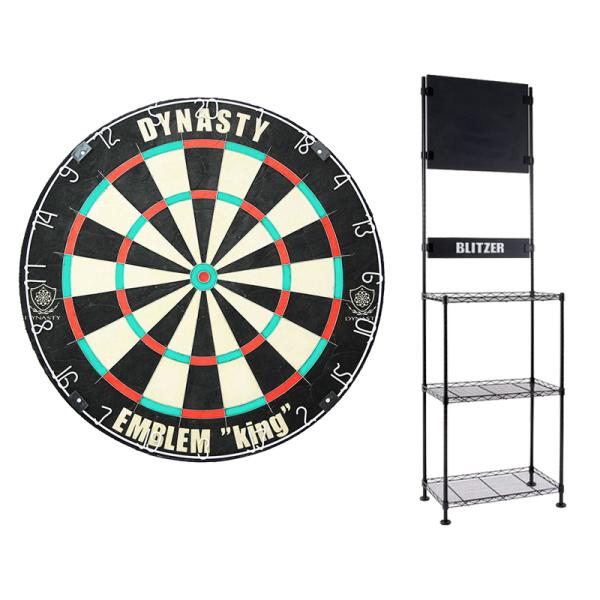 【発売日：2021年01月13日】■内容物・ハードダーツボード DYNASTY 【ダイナスティ】 EMBLEM KING Type-N【451】 ×1・ダーツスタンド BLITZER【ブリッツァー】BSD21-BK ×1