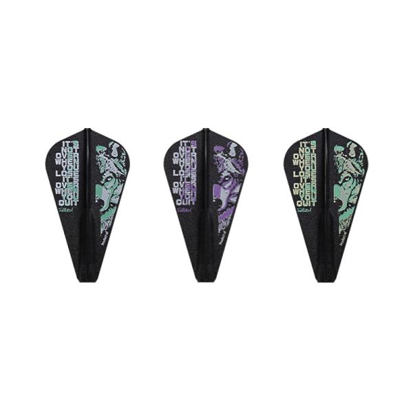 香港のRoyden Lam選手の第5弾コラボフライト！トレードマークの狼と一緒に印刷されているのは、Royden選手自身が心に留めているという好きな言葉。It’s not over when you lose. It’s over when...