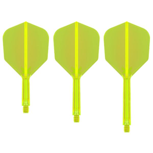 K-FLEXに色鮮やかなネオンカラーが登場！目を引く蛍光イエロー、ピンク、オレンジ、のK-FLEXがゲームに個性をプラスする。特許取得済みの『ツイストシステム』を採用した高性能オールインワン型フライト＆シャフトシステム軽さ、硬さ、柔らかさを...