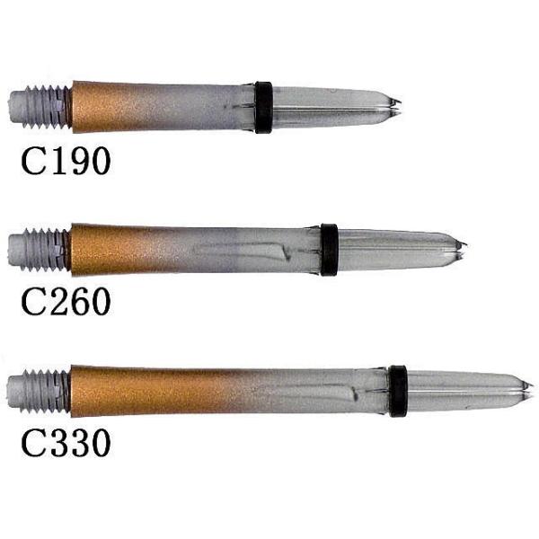 ■3本入り(Lリング付)●純国産シャフト。フライトとの隙間をなくし、ティップをすべりこませ圧倒的な弾かれづらさを実現。業種：シャフト 　 LARO グラデーション（ラロー グラデーション）メーカー：L-styleモデル：カラーモデル