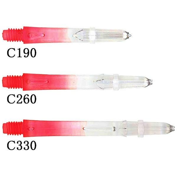 ■3本入り(Lリング付)●純国産シャフト。フライトとの隙間をなくし、ティップをすべりこませ圧倒的な弾かれづらさを実現。※商品により染まり具合にばらつきがございますので予めご了承の上、ご購入下さい。業種：シャフト 　 LARO グラデーション...