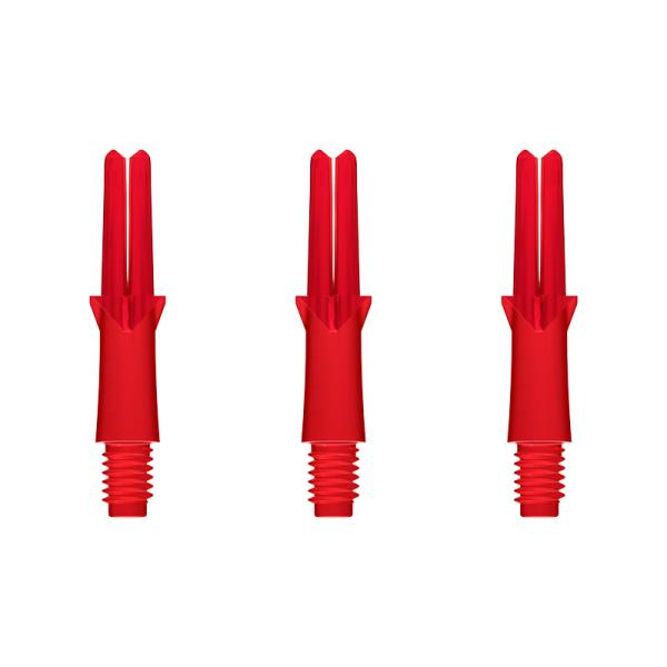 フライトの差込口は、先端に角度を付け溝を大きく開いたことで、簡単装着！フライトガードとして突起をつけたことで、根元をがっちり守り、フライト寿命が大幅にアップ！※シャンパンリング、シェルロック専用です。1set3本入り