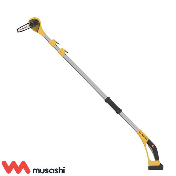 ありえない高さ・大枝をぶらさがりカット！〇商品仕様【本体】●メーカー：ムサシ●品名：充電式大枝カッター●品番：BCT-1000●JANコード：4954849450099●本体サイズ：W195×D120×H1470●商品重量：約2,100g（...