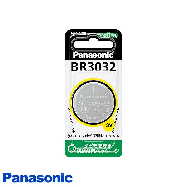 Panasonic パナソニックコイン形リチウム電池 BR3032 BR3032アウトドア用時計、キーボード、時計、キーレスに最適です●品番：BR3032●JANコード：4902704242167●タイプ：コイン形リチウム電池●電圧：3V●...