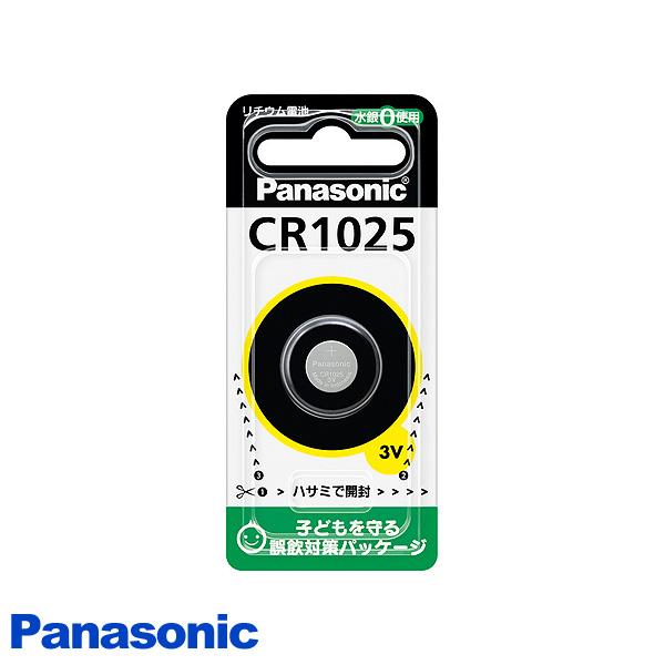 Panasonic パナソニックコイン形リチウム電池 CR1025 CR-1025体温計、キーレス、電卓、時計、ライトに最適です●品番：CR1025●JANコード：4984824364158●タイプ：コイン形リチウム電池●電圧：3V●寸法：...