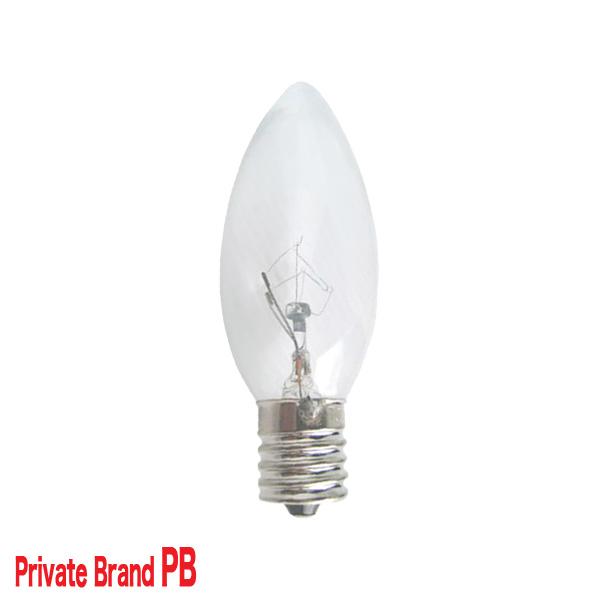 送料無料！Private Brand PBシャンデリア球 クリア / 特殊電球■スペック■品番：FC32C40E17JANコード：なし電球仕上げ：クリア定格消費電力：40W 40形定格電圧：100V口金：E17サイズ：32mm径 × 全長1...