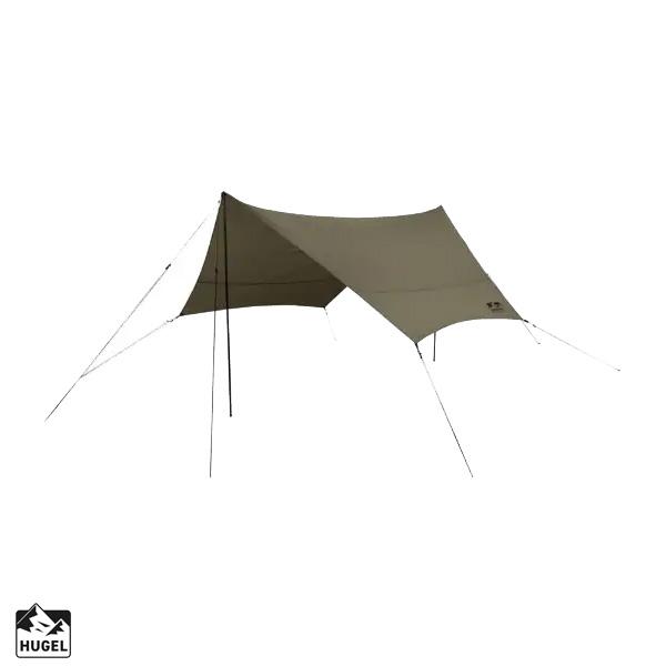●商品名：ヘキサタープ●型番：HT-440-KH●メーカー：アイリスオーヤマ HUGEL ヒューゲル●色：カーキ●本体サイズ：W4400×D4400×H2310mm●本体重量：4.4Kg●パッケージサイズ：W680×D110×H110mm●...