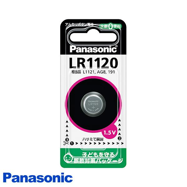Panasonic パナソニック電卓に最適です●品番：LR1120P●JANコード：4902704240620●発注品番：LR1120P●タイプ：アルカリボタン電池●電圧：1.5V●寸法：約φ11.6×2.05mm●質量：約0.8g(1個あ...