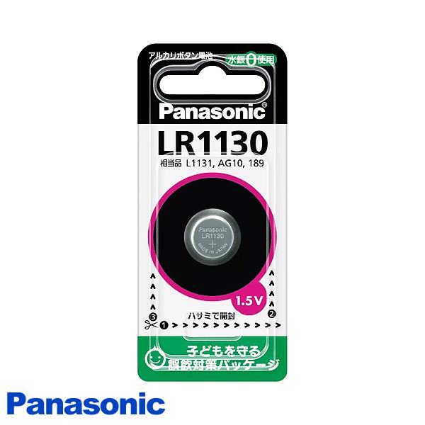 Panasonic パナソニック時計、電卓に最適です●品番：LR1130P●JANコード：4902704240637●発注品番：LR1130P●タイプ：アルカリボタン電池●電圧：1.5V●寸法：約φ11.6×3.05mm●質量：約1.1g●...
