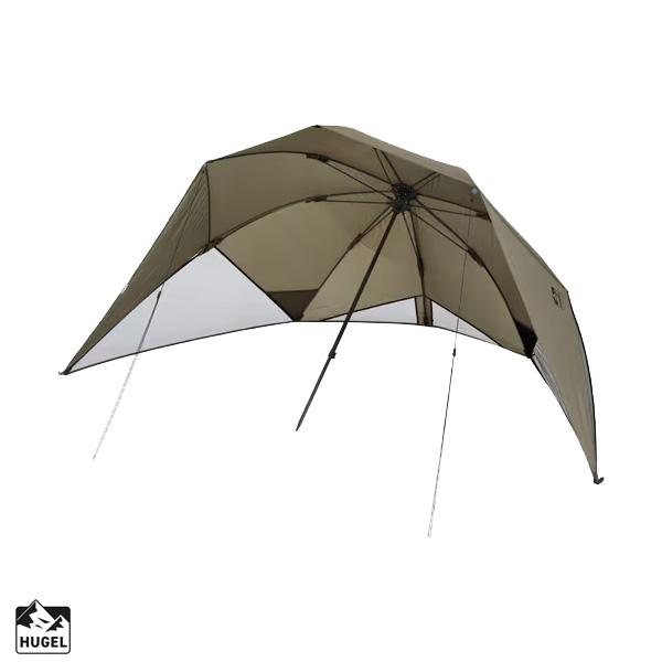 ●商品名：ワンタッチシェード●型番：OTS-3440-KH●メーカー：アイリスオーヤマ HUGEL ヒューゲル●色：カーキ●本体サイズ：W3440×D1440×H1220mm●本体重量：4.0Kg●パッケージサイズ：W1230×D150×H...