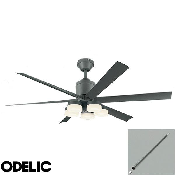 ●メーカー：ODELIC オーデリック●品番：WF249P1●樹脂(チャコールグレー色)●羽根：樹脂(チャコールグレー色)●巾φ1200×高374mm 重4.4kg●リズム回転・風向切替●傾斜天井対応35度：延長パイプWF738P1〜742...