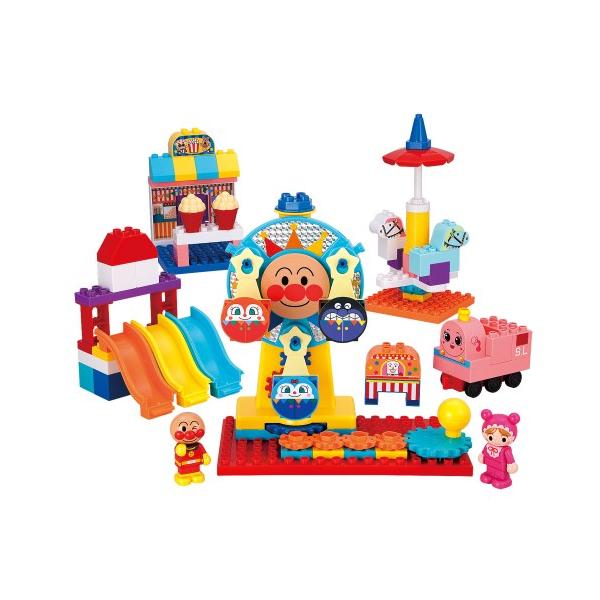 ■発送倉庫:玩具倉庫（※千葉県からの発送）■種別:おもちゃ■発売日:2021/02/13■メーカー:バンダイ■対象年齢:3歳以上■説明:「大きな観覧車のくるくる遊園地ブロックバケツ」がパワーアップしてリニューアル！ 観覧車が簡単に組み立てて...