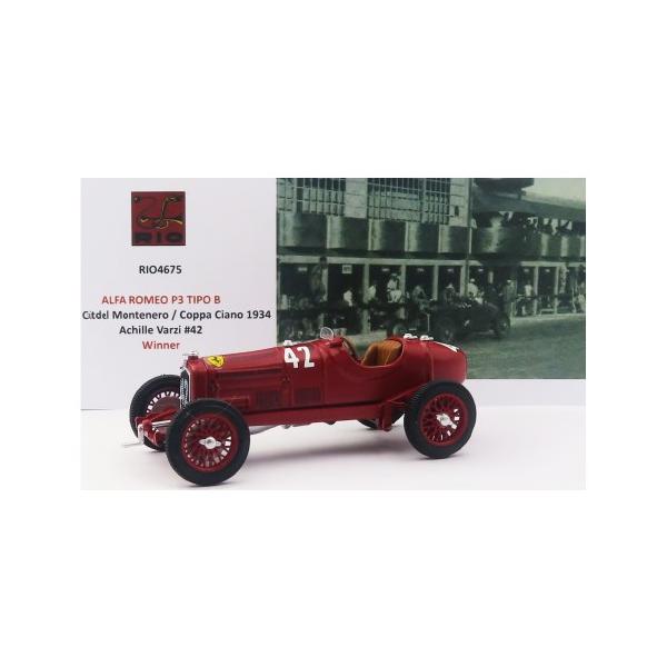 ■発送倉庫:GAME倉庫（※千葉県からの発送）■種別:ホビー■発売日:2022/09/17■メーカー:M4■説明:イタリアの老舗「リオ」(M4グループ)の新作として、「アルファロメオ P3 TIPO B」のバリエーションが登場します。 P3...