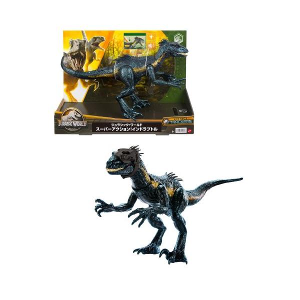 ■発送倉庫:玩具倉庫（※千葉県からの発送）■種別:おもちゃ■発売日:2023/03/25■メーカー:マテル■対象年齢:4歳以上■説明:『ジュラシック・ワールド/炎の王国』に登場するインドラプトルの迫力満点のフィギュア。 背中のボタンを押すと...