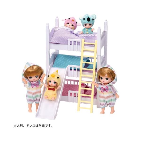 ■発送倉庫:玩具倉庫（※千葉県からの発送）■種別:おもちゃ■発売日:2023/09/30■メーカー:タカラトミー■対象年齢:3歳以上■説明:3段ベッドのセットです。ベッドは1個ずつ分けて3個横並びにしたり、2段ベッドにしたり、使い方に合わせ...
