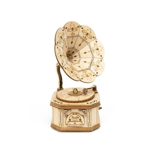 ■発送倉庫:GAME倉庫（※千葉県からの発送）■種別:ホビー■発売日:2023/09/08■メーカー:プラザクリエイト■対象年齢:12歳以上■説明:繊細なデザインが素敵なアナログプレーヤー  Robotime社の人気の3Dウッドパズルが日本...