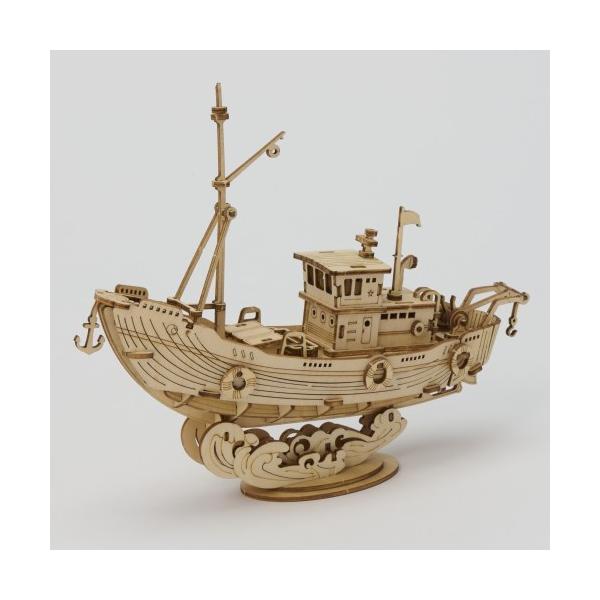 ■発送倉庫:GAME倉庫（※千葉県からの発送）■種別:ホビー■発売日:2023/09/08■メーカー:プラザクリエイト■対象年齢:12歳以上■説明:海の恵みに感謝しながら進む漁船。 波の土台に乗ったウッドパズルです。  Robotime社の...