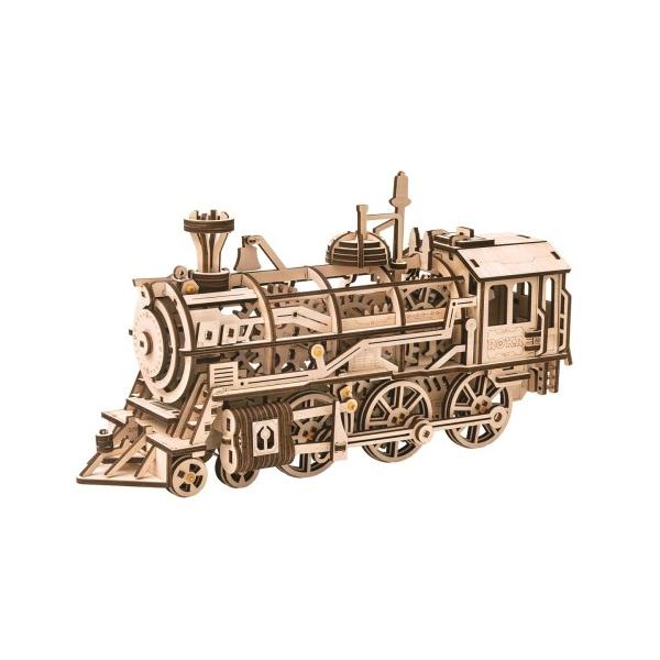 ■発送倉庫:GAME倉庫（※千葉県からの発送）■種別:ホビー■発売日:2023/09/08■メーカー:プラザクリエイト■対象年齢:14歳以上■説明:勇壮！ゼンマイ仕掛けの動く機関車。  Robotime社の人気の3Dウッドパズルが日本語説明...