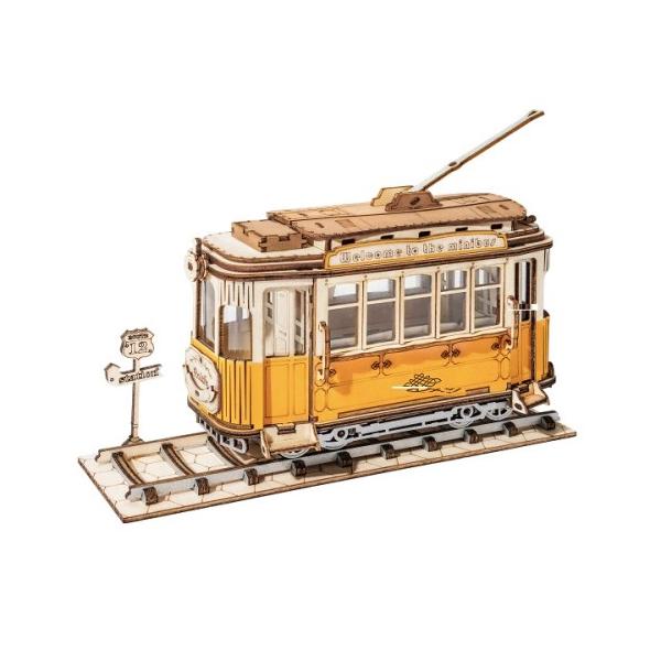 ■発送倉庫:GAME倉庫（※千葉県からの発送）■種別:ホビー■発売日:2023/09/08■メーカー:プラザクリエイト■対象年齢:14歳以上■説明:黄色い電車が街を走る。  つくるんですから人気のRobotime社製3Dウッドパズルが日本語...