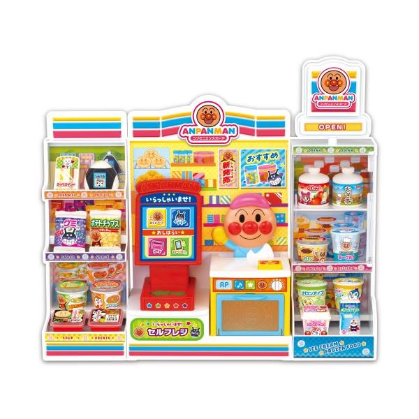 ■発送倉庫:玩具倉庫（※千葉県からの発送）■種別:おもちゃ■発売日:2024/03/14■メーカー:セガ フェイブ■対象年齢:3歳以上■説明:◆アンパンマンとコンビニごっこしよう！ ほんものみたいな16種類の商品を棚に並べたり、セルフレジで...