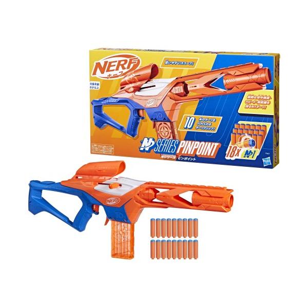 ■発送倉庫:玩具倉庫（※千葉県からの発送）■種別:おもちゃ■発売日:2024/07/19■メーカー:Hasbro■対象年齢:8歳以上■説明:【ナーフ Nシリーズ ブラスター＆N1ダーツ】超絶な命中精度・スピード・飛距離を誇るN1ダーツと、高...