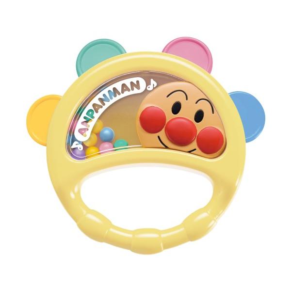 ■発送倉庫:玩具倉庫（※千葉県からの発送）■種別:おもちゃ■発売日:2024/07/25■メーカー:アガツマ■対象年齢:0歳3ヶ月以上■説明:●優しい色合いのベビータンバリンです。 ●裏面にはばいきんまんとドキンちゃんの彫刻入り。 ●振ると...