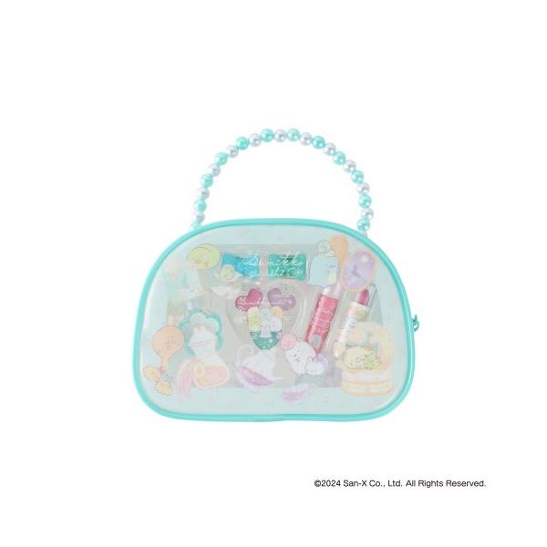 ■発送倉庫:玩具倉庫（※千葉県からの発送）■種別:おもちゃ■発売日:2024/10/01■メーカー:レイス■対象年齢:6歳以上■説明:「すみっコぐらし」の「おでかけメイクバッグ」の中には、心ときめくコスメアイテムがいっぱい！ 水溶性ネイルカ...