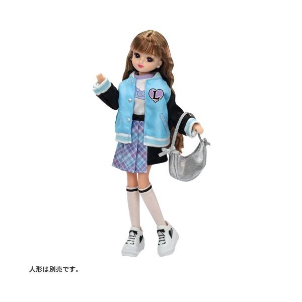 ■発送倉庫:玩具倉庫（※千葉県からの発送）■種別:おもちゃ■発売日:2025/04/26■メーカー:タカラトミー■対象年齢:3歳以上■説明:スタジャンでスポーティーかわいいコーデができるドレスセット♪  スタジャンと、肩見せトップス、水色×...