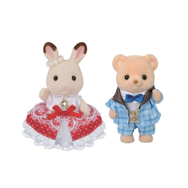 ■発送倉庫:玩具倉庫（※千葉県からの発送）■種別:おもちゃ■発売日:2025/03/08■メーカー:エポック社■対象年齢:3歳以上■説明:40周年を記念した特別な商品です。 ドレスアップしたショコラウサギの女の子 フレアとビスケットクマの男...