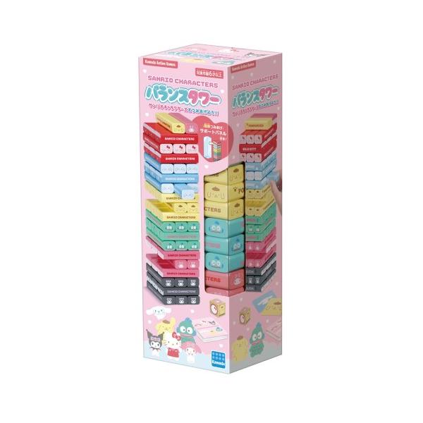 ■発送倉庫:玩具倉庫（※千葉県からの発送）■種別:おもちゃ■発売日:2025/03/15■メーカー:カワダ■説明:「サンリオキャラクターズ」のかわいいイラストのブロックをどんどん積み上げるハラハラドキドキのバランスゲーム！ ●カードとサイコ...