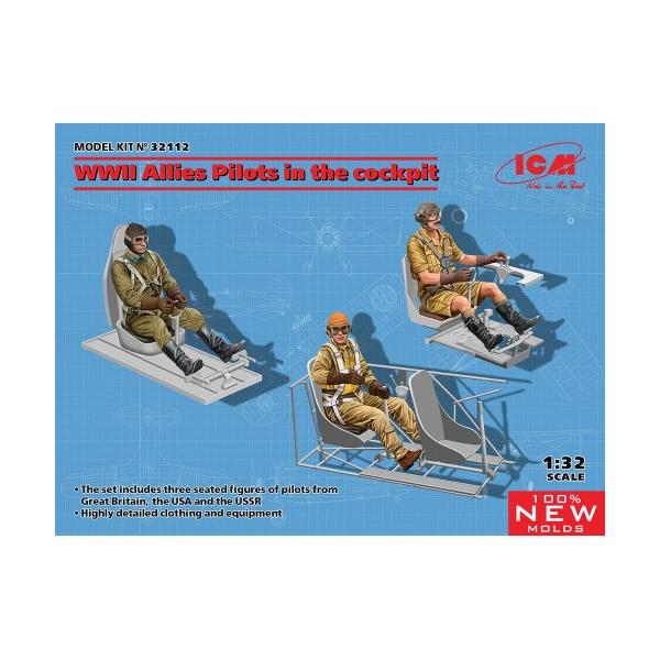 ■納期:発売日お届け■発送倉庫:GAME倉庫（※千葉県からの発送）■種別:ホビー■発売日:2026年6月発売■メーカー:ICM■説明:着座姿勢パイロット3体セット！■カテゴリ_ホビー・模型_プラモデル_スケール_その他■登録日:2026/0...