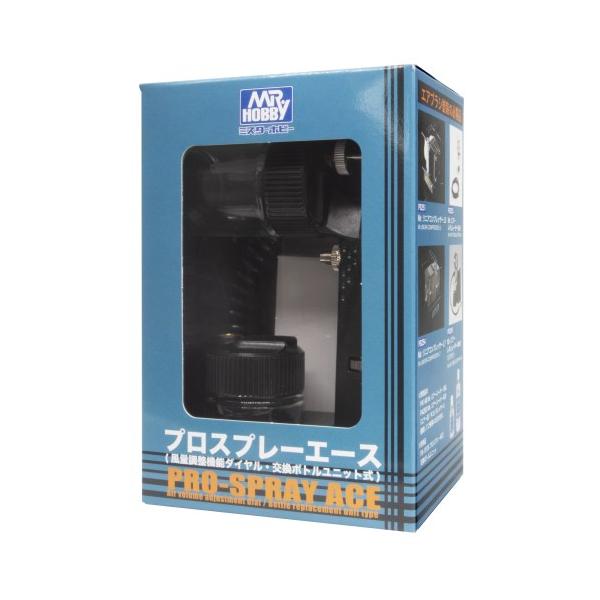 ■発送倉庫:GAME倉庫（※千葉県からの発送）■種別:ホビー■発売日:2023/11/30■メーカー:GSIクレオス■説明:プロスプレーエースは自分で調色した塗料をスプレーのように塗装できる簡易型吸い上げ式エアブラシです。本体のジョグダイヤ...