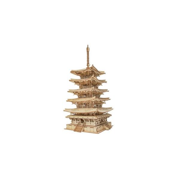 ■発送倉庫:GAME倉庫（※千葉県からの発送）■種別:ホビー■発売日:2023/09/08■メーカー:プラザクリエイト■対象年齢:14歳以上■説明:日本の建築  Robotime社の技術で精巧なミニチュアを再現！ 「五重塔」をウッドパズルで...