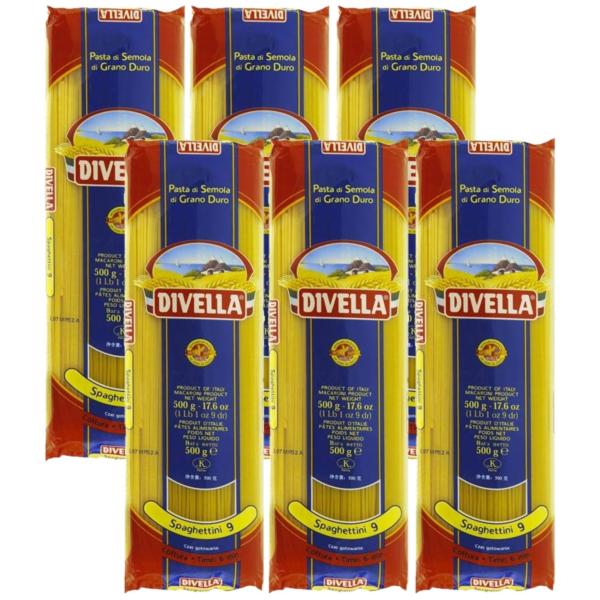 南イタリアの老舗ブランド、ディヴェッラ (DIVELLA) より、厳選されたデュラム小麦を100％使用した「No.9 スパゲッティーニ リストランテ」をお届けします。標準的なスパゲッティより少し細めの1.55mmは、火通りが早く、かつデュラ...