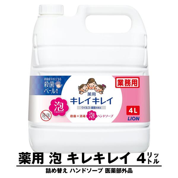 ■商品詳細原産国 : 日本内容量 : 4L商品サイズ (幅X奥行X高さ) : 204mm×125mm×252mm液タイプ : 泡香り : フルーツ系肌質 : 普通肌商品の利点 : シミ除去特殊機能 : 薬用有効成分 : イソプロピルメチルフ...