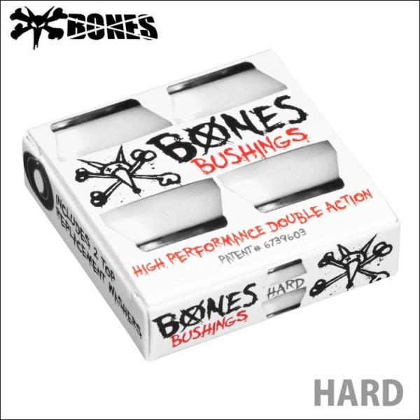 ■詳細(トラック2個分）(3)hard （black core/96A）■最高級のブッシュゴム　硬さの感じが絶妙！非常に簡単に速い回転をスムーズな反応を中央で感じられる。反応の速いトラックが好きであるスケーターに推薦しますしかし、ばたつきの...