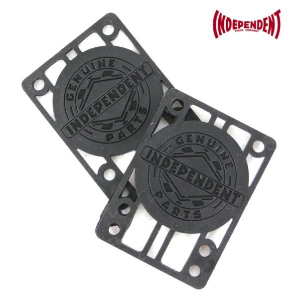 BRAND:インディペンデントMODEL:ライザーパッドライザーパッドはターンした際にウィールバイトを軽減する為のパーツです。スケボー中にもっと深くターンがしたい、ウィールバイトして危ない、そんな場合に必要なスケボーのパーツとなります。イン...