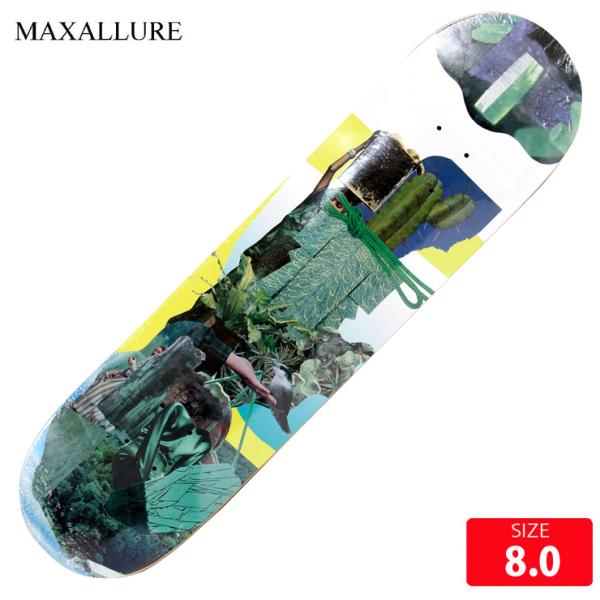 BRAND:MAXALLURE/マックスアルーアMODEL:TEAM DIVINE TORMALINE■SIZE 8.0長さ 80.3cm 幅 20.5cm ノーズ 18.5cm テール 17.1cm ホイルベース 36.2cm選べるデッキ...