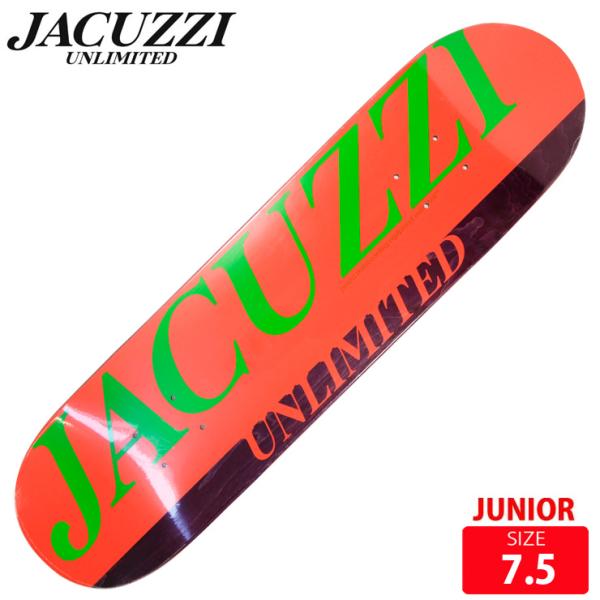 BRAND :JACUZZI/ジャグジーMODEL:FLAVOR EX7■SIZE :7.5長さ74.3cm 幅 19.3cm ノーズ 17.5cm テール 17cm ホイルベース 31cm選べるグリップテープ付き