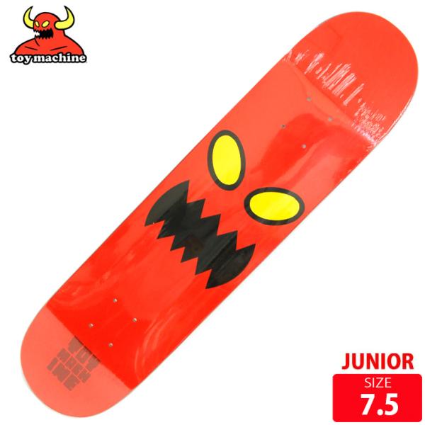 BRAND: TOYMACHINE/トイアマシーンMODEL:MONSTER FACE■SIZE 7.5長さ 78.3cm 幅 19.1cm ノーズ 17.5cm テール 16.6cm ホイルベース 35.5cm選べるデッキテープ サービス...