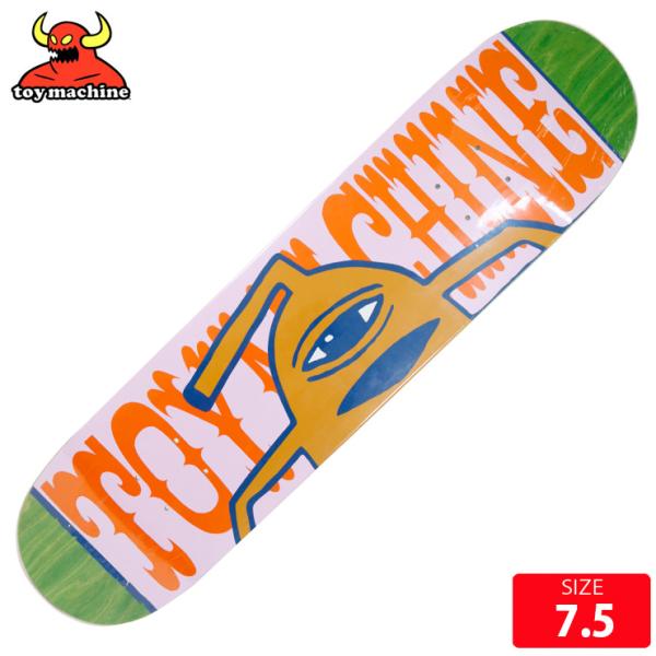 BRAND: TOYMACHINE/トイアマシーンMODEL:SECT BAR VIOLET■SIZE 7.5長さ 78.2cm 幅 19cm ノーズ 17cm テール 16cm ホイルベース 35.5cm選べるデッキテープ サービス（MO...