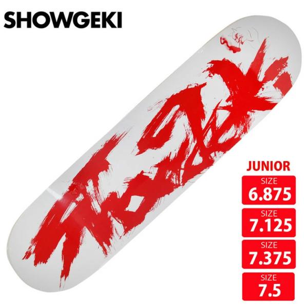 SHOWGEKI/衝撃レジェンドプロの池田豪が手掛けるブランドクウォリティーの高いお勧めのデッキMODEL:CALLIGRAPHY■SIZE 6.875 7.125 7.375 (キッズ、ジュニア）6.785:長さ 66.5cm 幅 17....