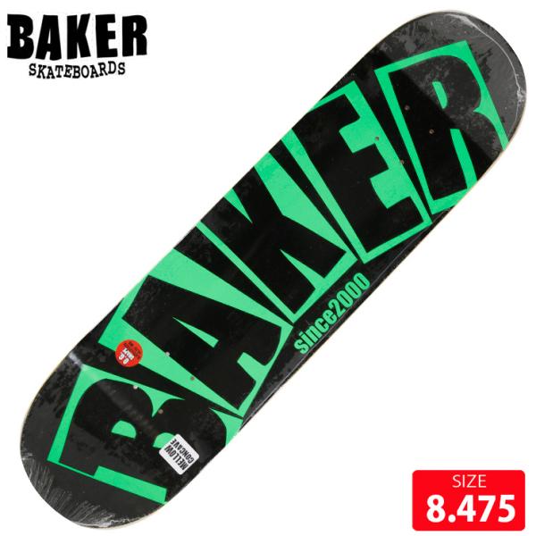 BRAND :BAKER ベイカーMODEL:TP ARCH SLIME■SIZE :8.475長さ 81cm 幅 21.5cm ノーズ 18.5cm テール 17cm ホイルベース 36.2cm選べるグリップテープ付き