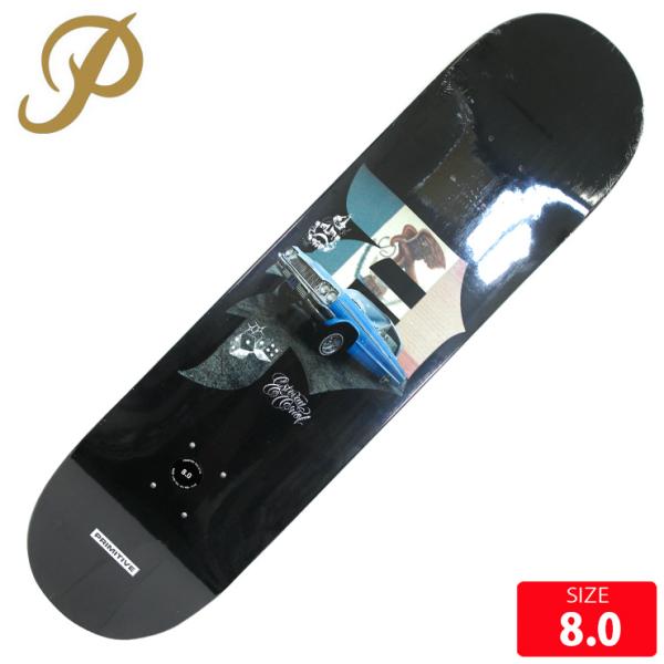 ■BRAND PRIMITIVE/プリミティブ■MODEL:DIRTY P PRIDE■SIZE 8.0長さ 80.5cm 幅 20.3cm ノーズ 18.3cm テール 17.8cm ホイルベース 36cmお勧めトラックサイズ：VENTU...