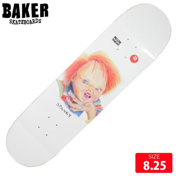 BRAND :BAKER ベイカーMODEL:KL GOOD GUYS■SIZE :8.25長さ 80.5cm 幅 20.5cm ノーズ 18cm テール 17.5cm ホイルベース 36.3cm選べるグリップテープ付き