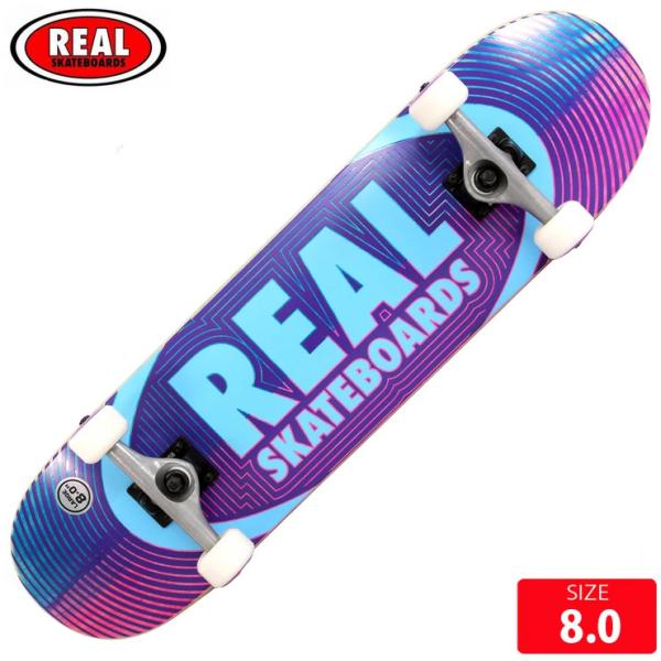 BRAND: REAL/リアル■MODEL:CONCENTRIC■サイズ 8.0 (メンズサイズ）長さ80.6 cm 幅 20.4cm ホイルベース 35.9cm■BEARING:ABEC-5■TRUCK:REAL■WHEEL:53mm 9...