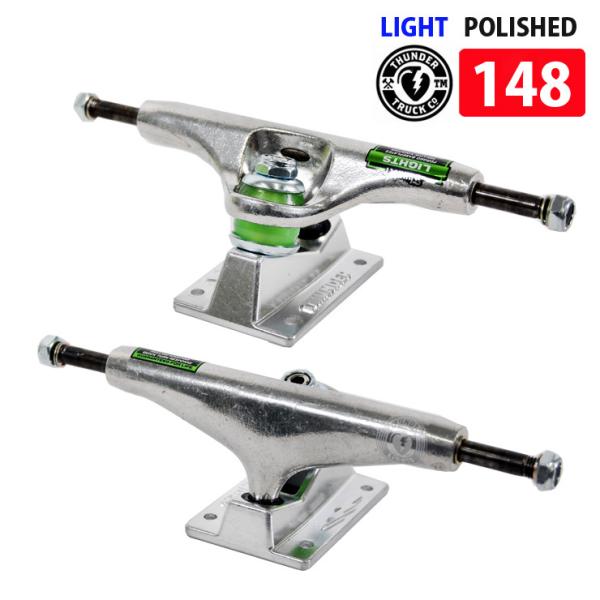 ■BRAND:THUNDER/サンダートラック■MODEL: [LIGHTS II]　ライト2 新しくなったモデルキングピンが空洞を使用したモデル！これでも十分に軽いBASE:FORGED (鍛造）キングピンとベースプレートを軽量化したモデ...