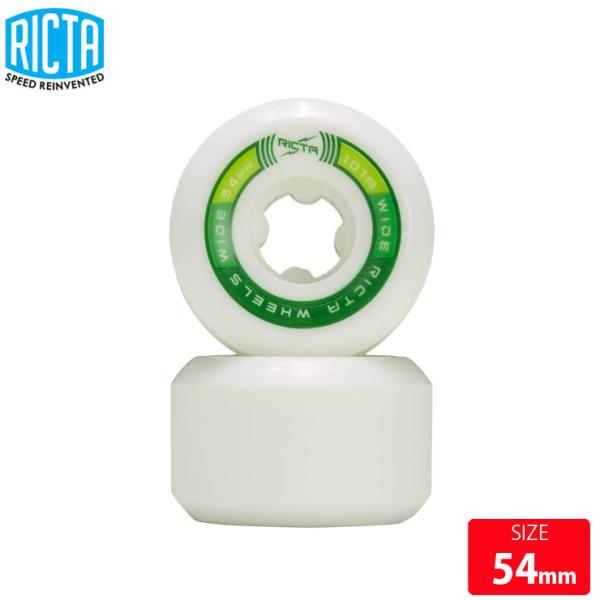 [RICTA WHEEL]最新のテクノロジーで開発されたウィールブランドMODEL:RAPIDO■SPEC 101A■SIZE 54mm4個セットの価格です